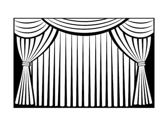Closed Curtain Clipart