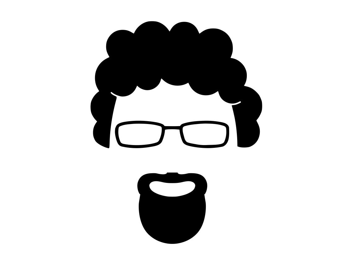 Beard Man 2 SVG Hipster Svg Beard Face Svg Beard Man - Etsy