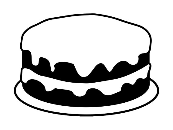 Cake 12 SVG Birthday Cake SVG Cake Clipart Files for - Etsy