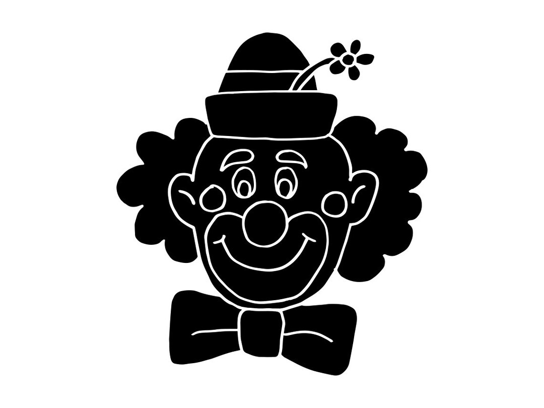 Clown #7 SVG, Clown Svg, Jester, Joker, Clown Clipart, Clown Files for ...