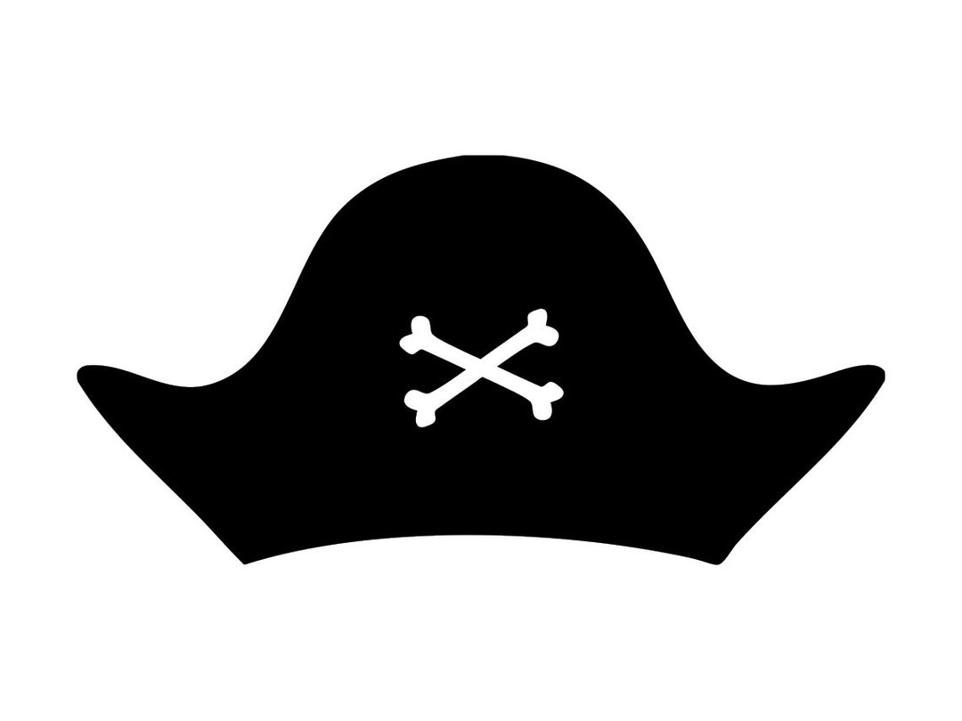 Pirate Hat SVG, Pirate Svg, Pirate Hat Clipart, Pirate Hat Files for ...