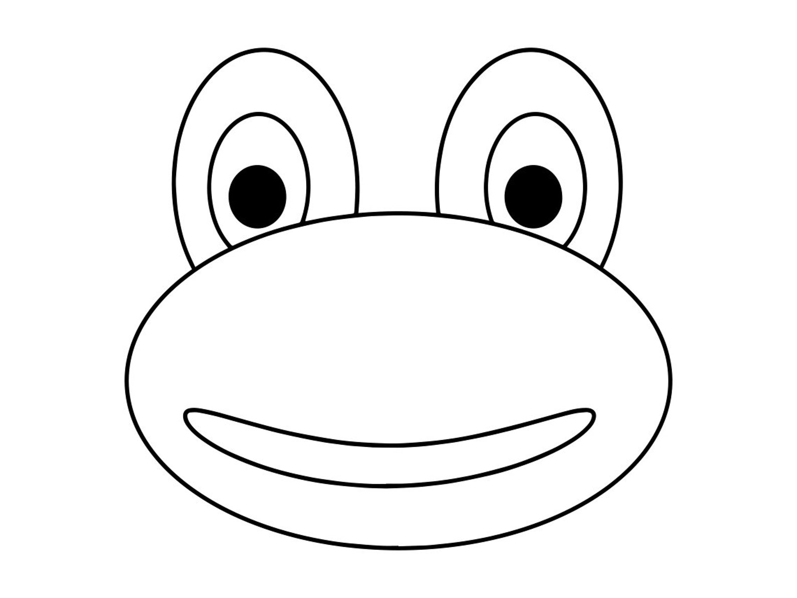 Cute Frog Outline SVG, Cute Frog SVG, Frog Clipart, Frog Files for ...