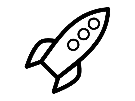 Rocket Ship 2 SVG Spaceship SVG Rocket Ship Svg Rocketship - Etsy