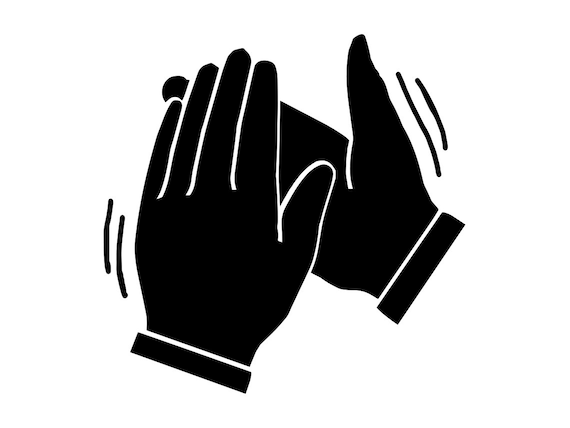Clap Clipart Black And White