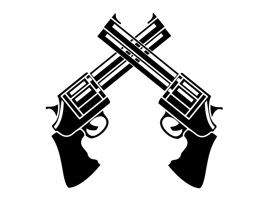 Gun Logo Svg Revolver SVG Gun SVG Pistol SVG Weapon Svg - Etsy