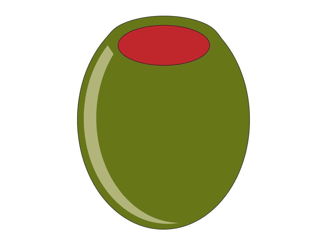Olive SVG, Olive Clipart, Olive Files for Cricut, Olive Cut Files for ...