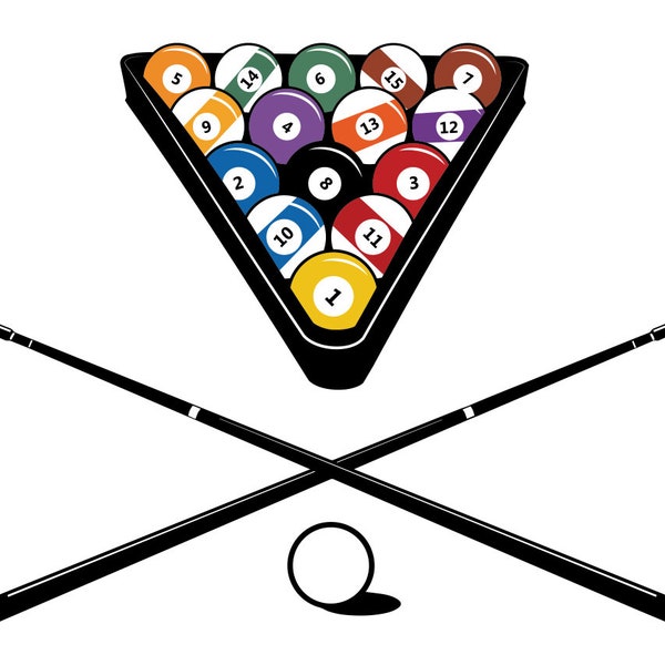 Billiards Svg - Etsy