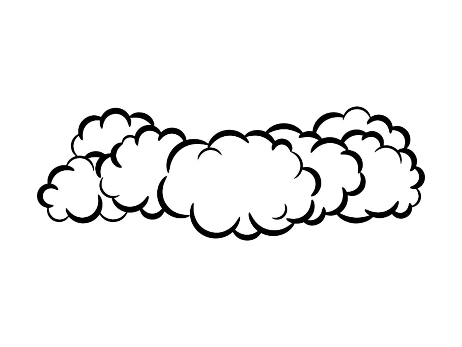 Clouds SVG Clouds Clipart Clouds Files for Cricut Clouds - Etsy Canada