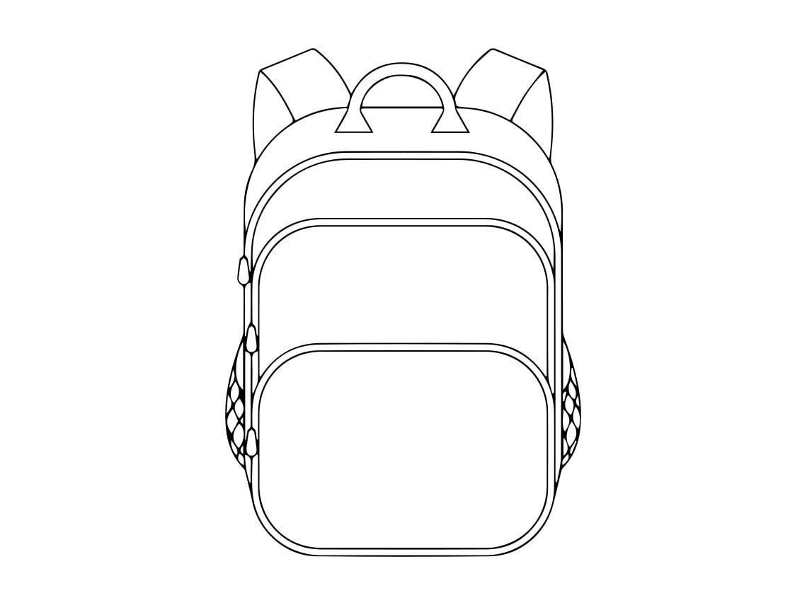 Backpack #7 SVG, Bookbag SVG, School, Knapsack, Backpack Clipart ...