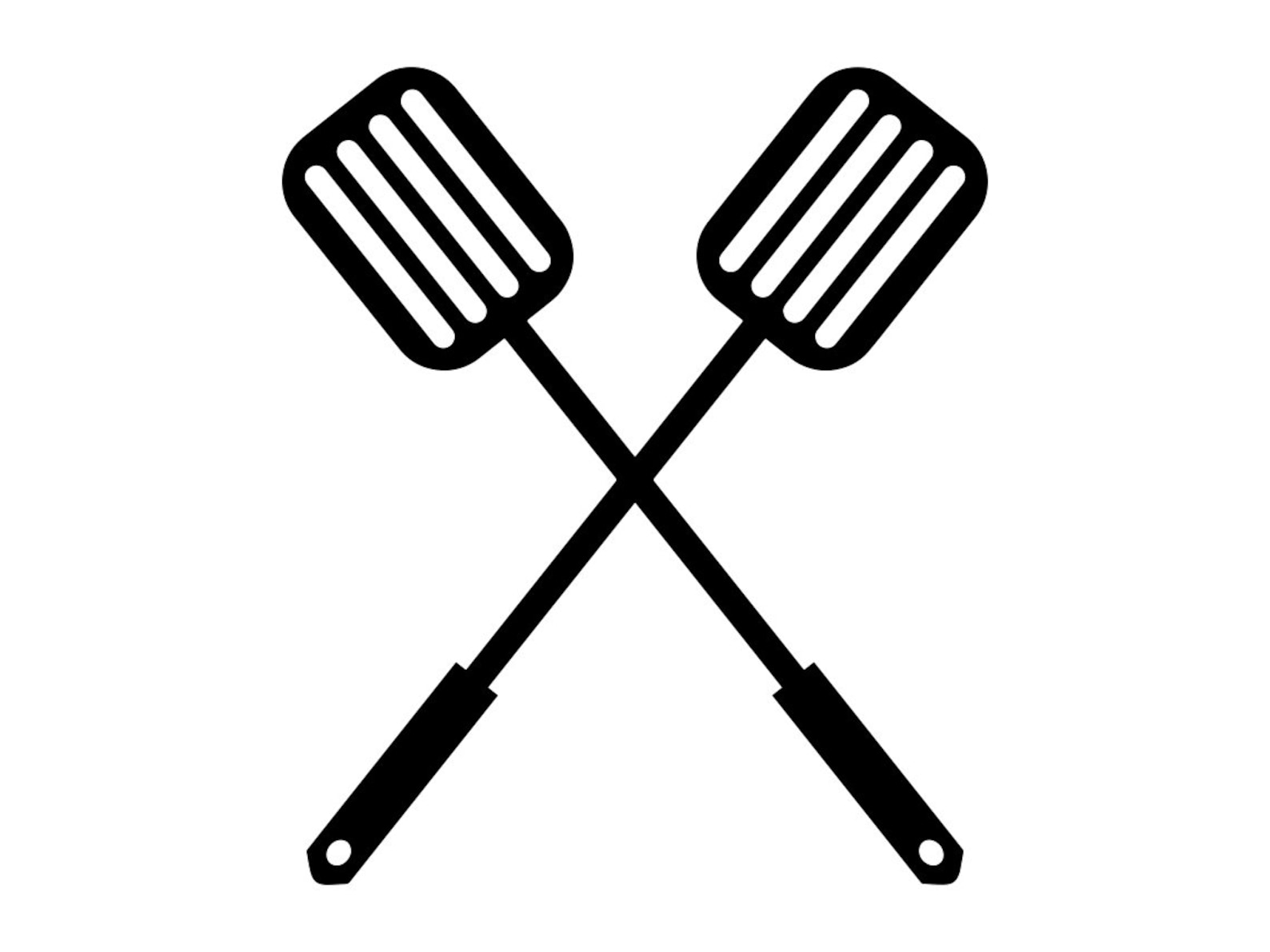 Spatula Logo SVG, Kitchen SVG, BBQ, Spatula Clipart, Spatula Files for ...