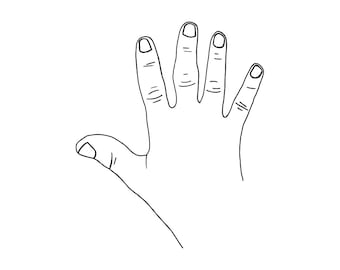 Hand Count Two SVG, Two Svg, Two Fingers Svg, Numbers Svg, Hand Clipart ...
