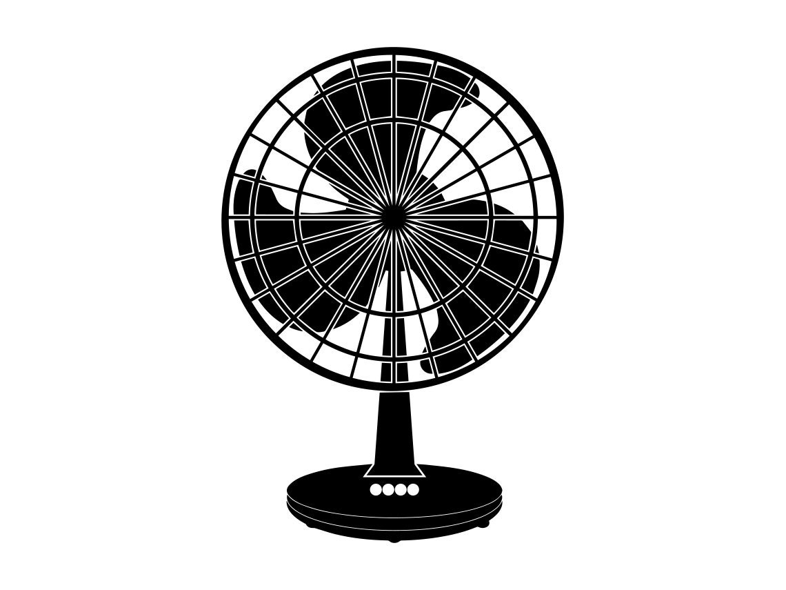 Fan #2 SVG, Fan SVG, Summer Svg, Fan Clipart, Fan Files for Cricut, Fan ...