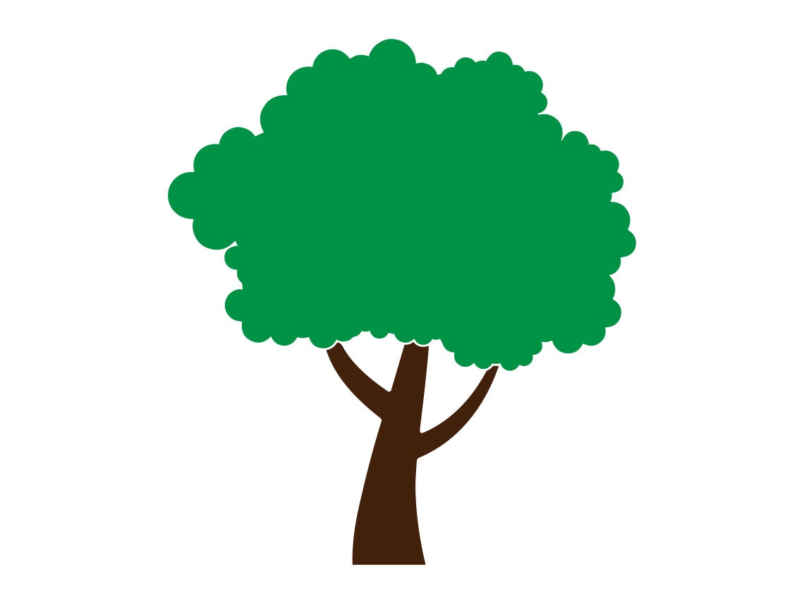 Tree SVG, Oak Tree SVG, Green Tree SVG, Tree Clipart, Tree Cut Files ...