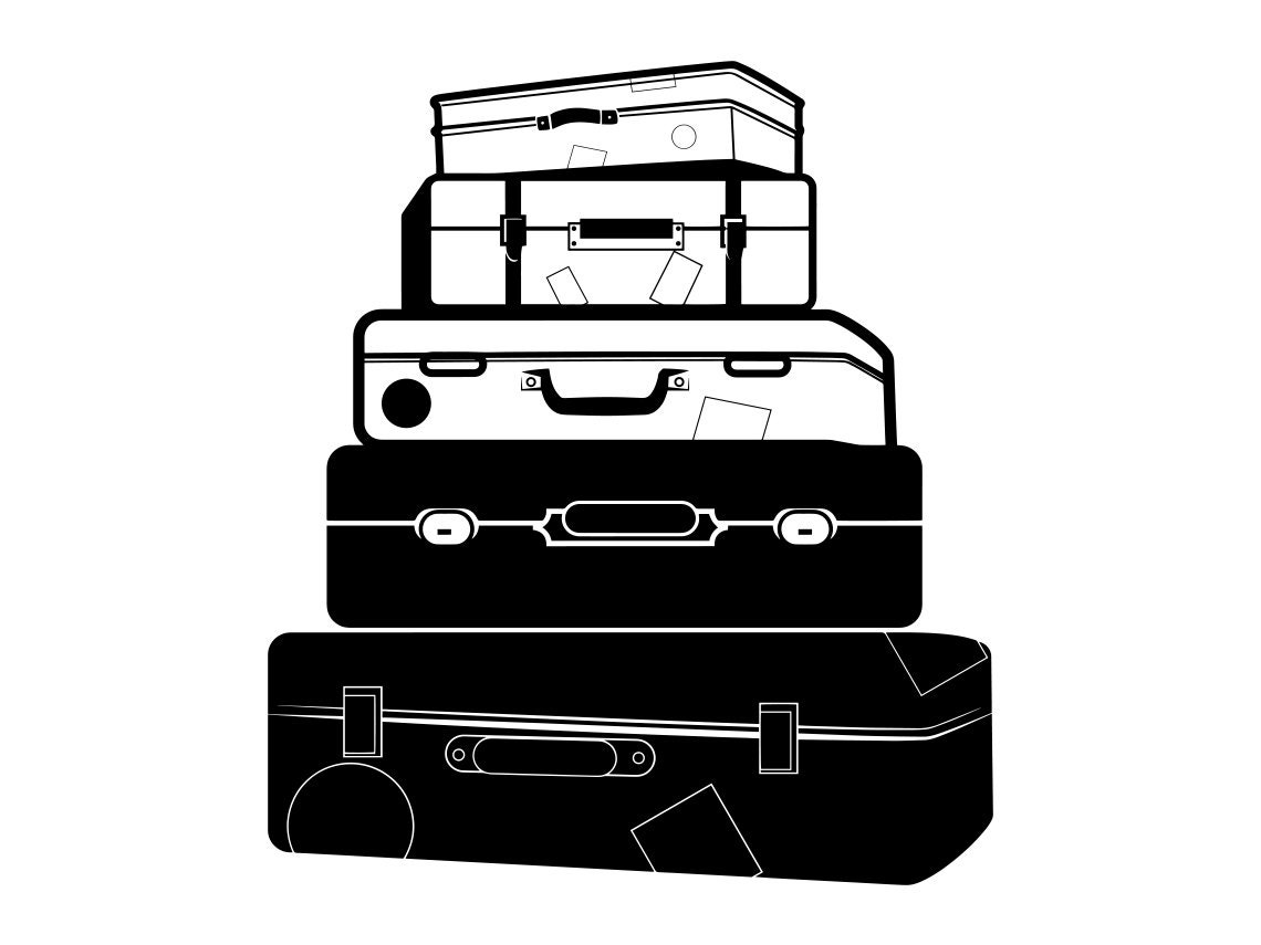 Suitcase Logo SVG, Suitcase Svg, Luggage Svg, Suitcase Clipart ...