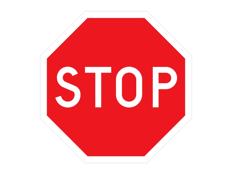 Stop Sign SVG, Road Sign SVG, Stop Sign Clipart, Stop Sign Files for ...