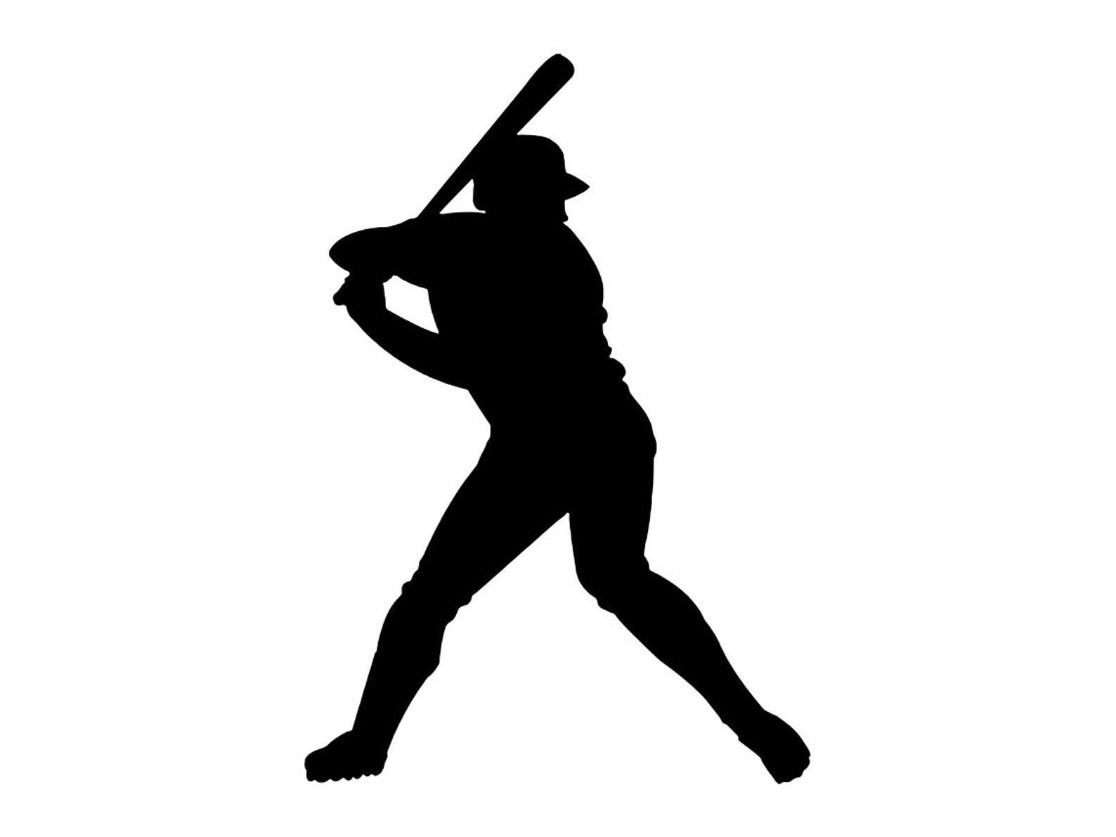 Baseball Player SVG, Baseball Clipart, Baseball Files for Cricut ...
