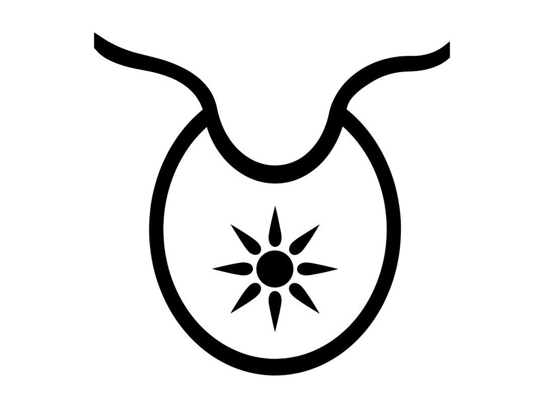 Baby Bib SVG, Baby Apron Svg, Baby Bib Clipart, Baby Bib Files for ...