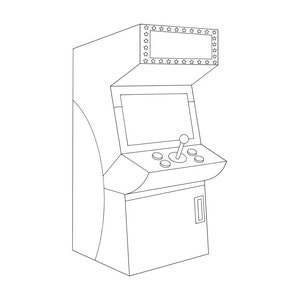 Arcade Outline - Etsy