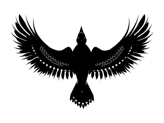 Raven 2 SVG Raven SVG Crow Svg Raven Clipart Raven Files - Etsy