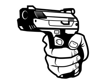 Handgun Vector Files - Etsy