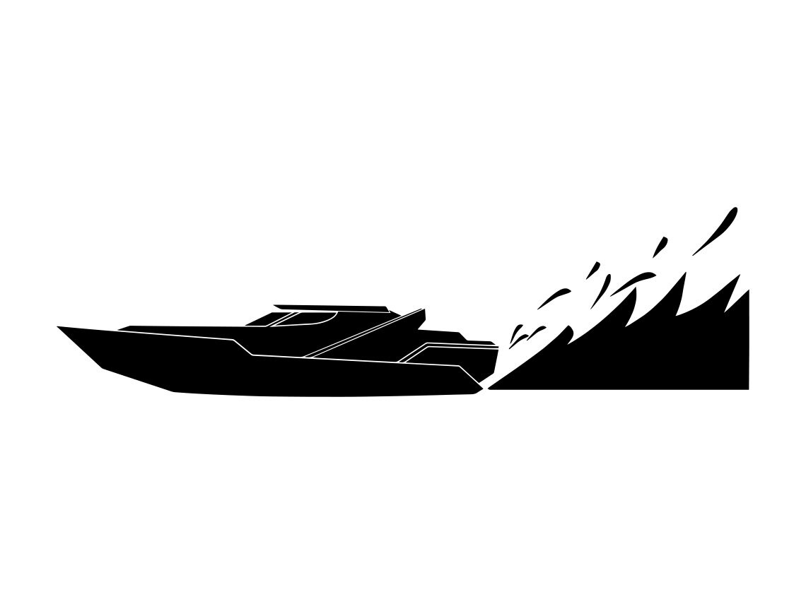 Speed Boat 4 SVG, Speed Boat Svg, Yacht Svg, Motor Boat Svg, Speed Boat ...