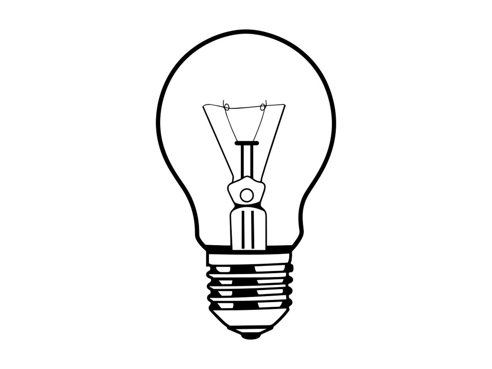 Light Bulb 2 SVG, Light Bulb Svg, Lightbulb SVG, Light Bulb Clipart ...