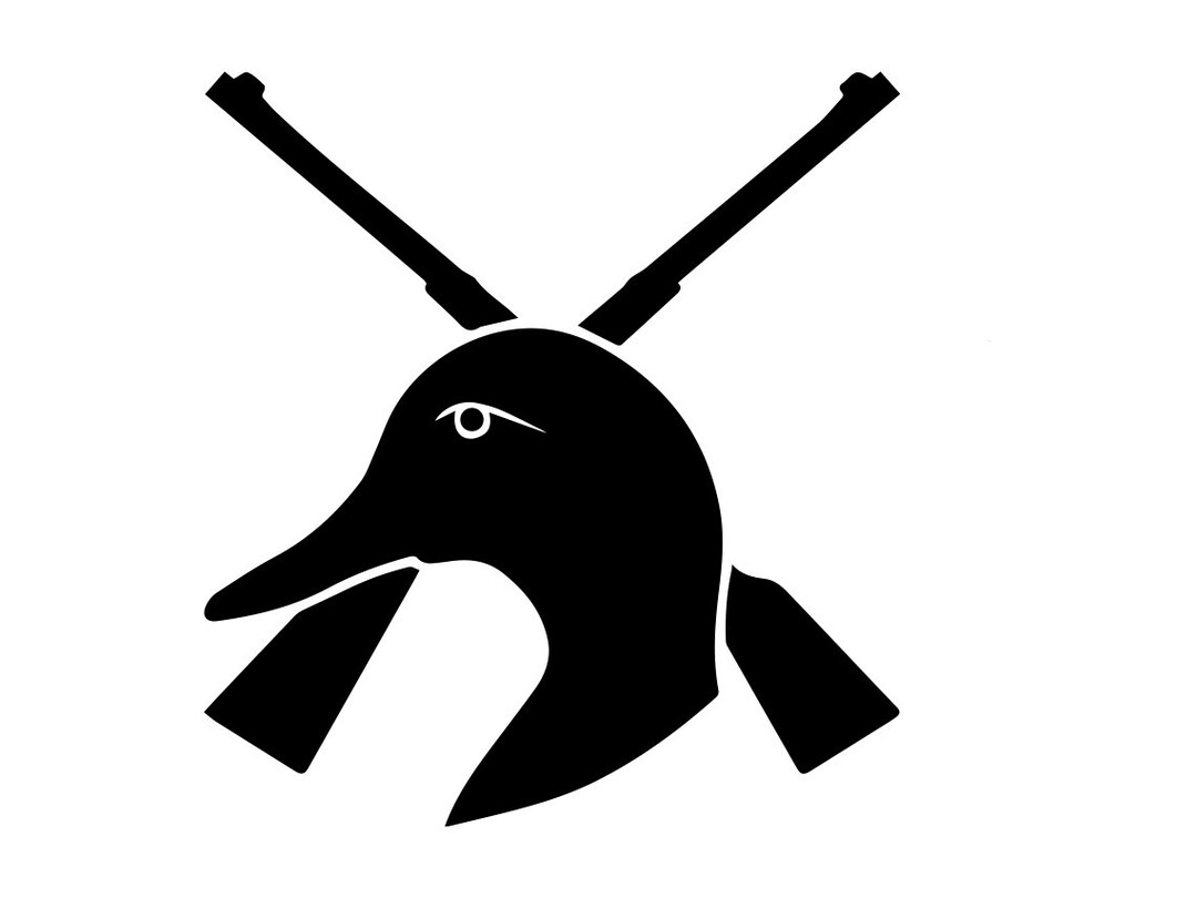 Duck Hunting Logo SVG, Duck Hunting Clipart, Duck Hunting Files for ...