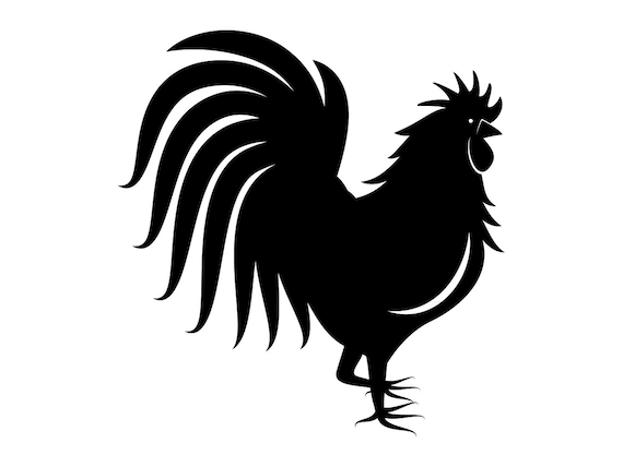 Rooster SVG Rooster Clipart Rooster Files for Cricut - Etsy