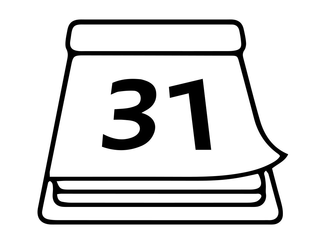 Calendar 4 SVG Calendar SVG Schedule Svg Calendar Clipart - Etsy