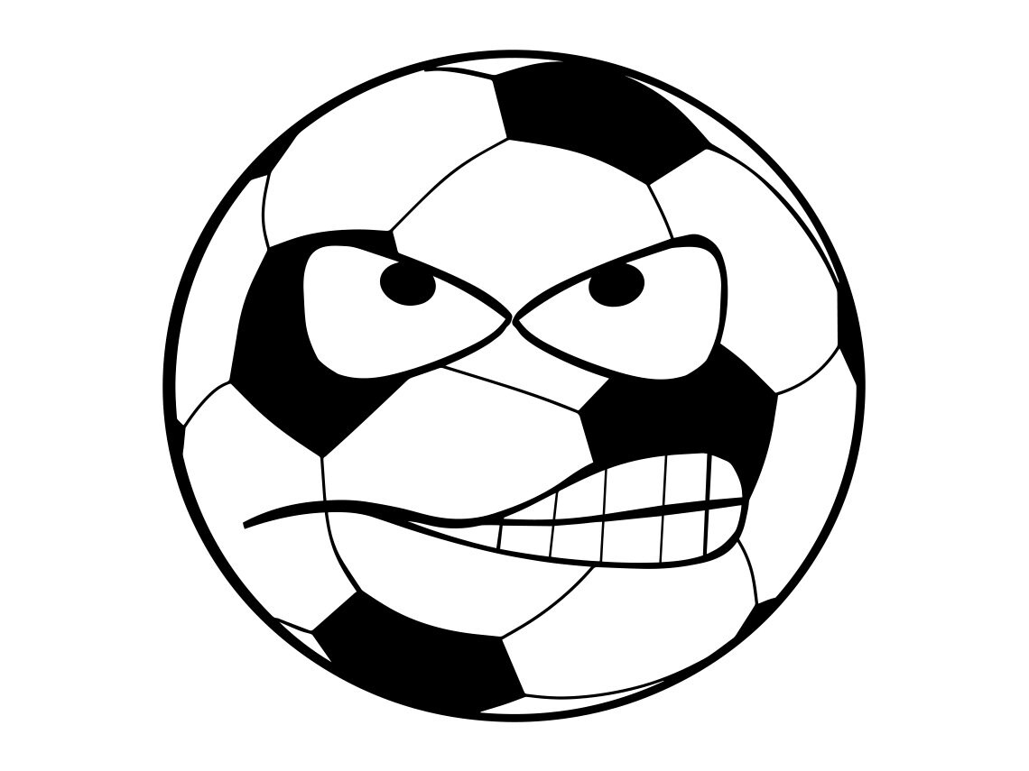 Angry Soccer Ball SVG, Soccer SVG, Soccer Ball Clipart, Soccer Ball ...