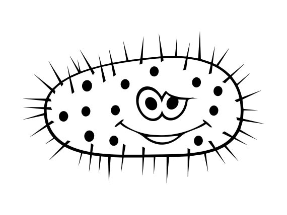 Germ Outline SVG Germ Svg Bacteria Svg Virus Svg Germ - Etsy