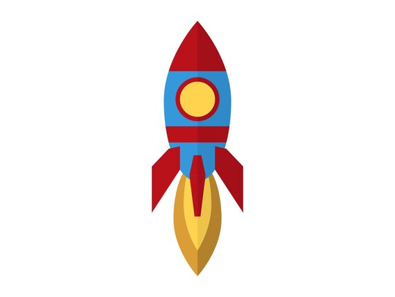 Space Rocket Launch 2 SVG Rocketship SVG Spaceship SVG - Etsy