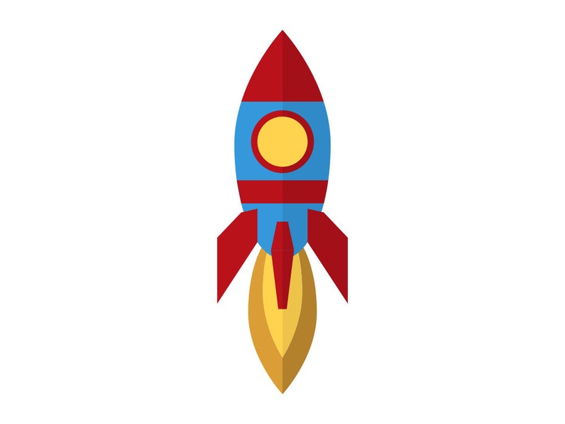 Space Rocket Launch 2 SVG Rocketship SVG Spaceship SVG - Etsy