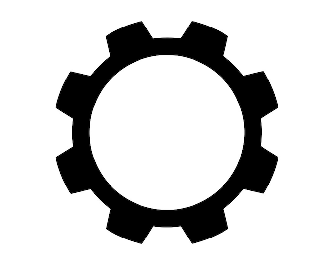 Gear #3 SVG, Gear SVG, Mechanic Svg, Cogwheel Svg, Gear Clipart, Gear ...