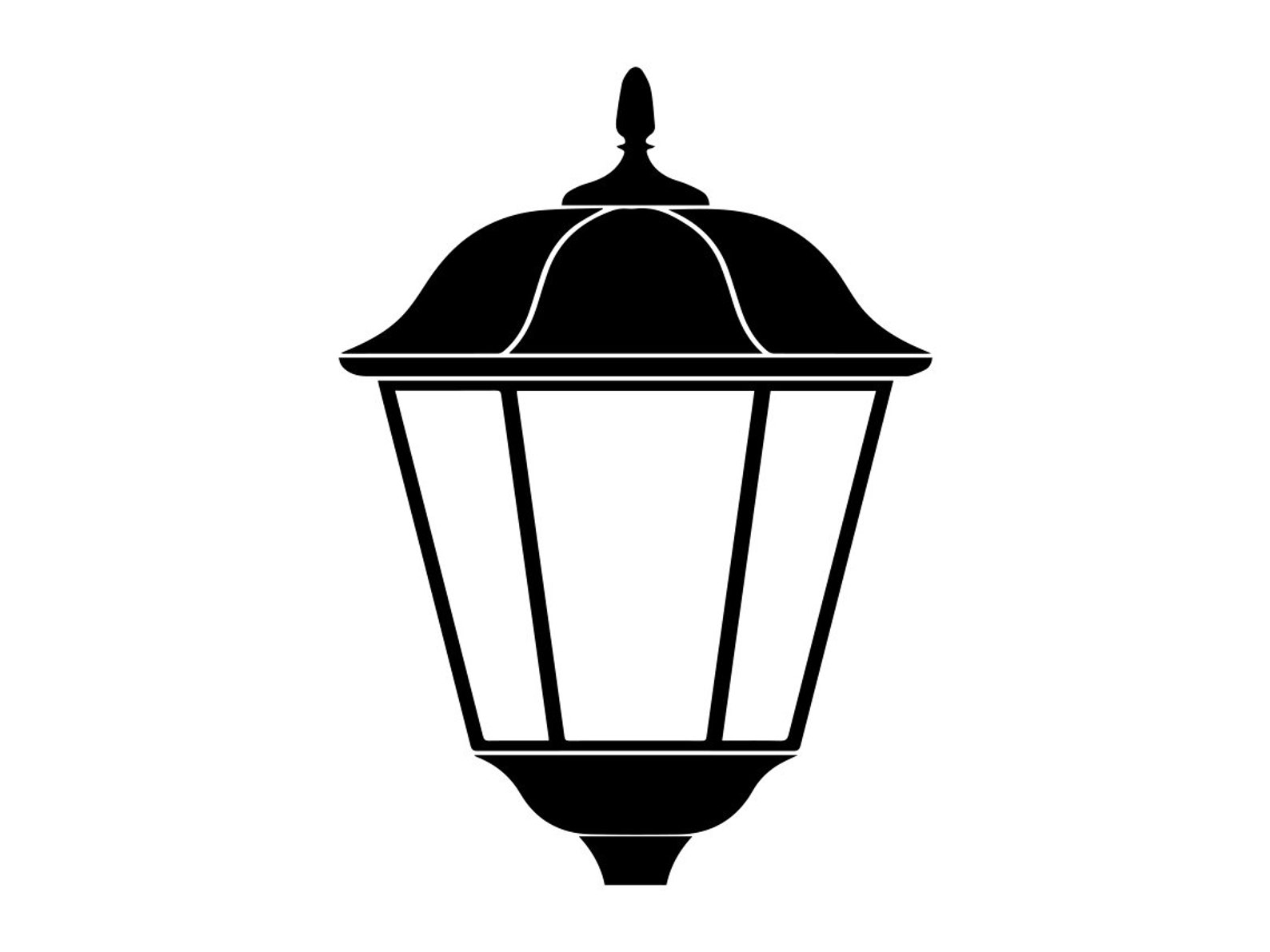 Street Lamp 4 SVG, Lamp SVG, Street Light SVG, Street Lamp Clipart ...