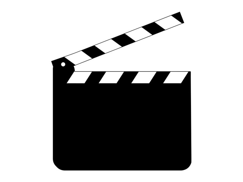 Clapper Board SVG, Movie SVG, Film SVG, Clapper Board Clipart, Movie ...