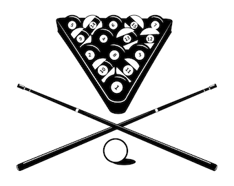 Billiard Table Svg Billiards Svg Pool Table Svg Billiard - Etsy