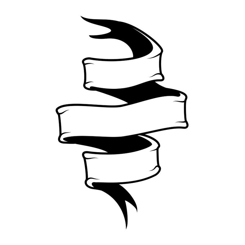 Ribbon Svg - Etsy