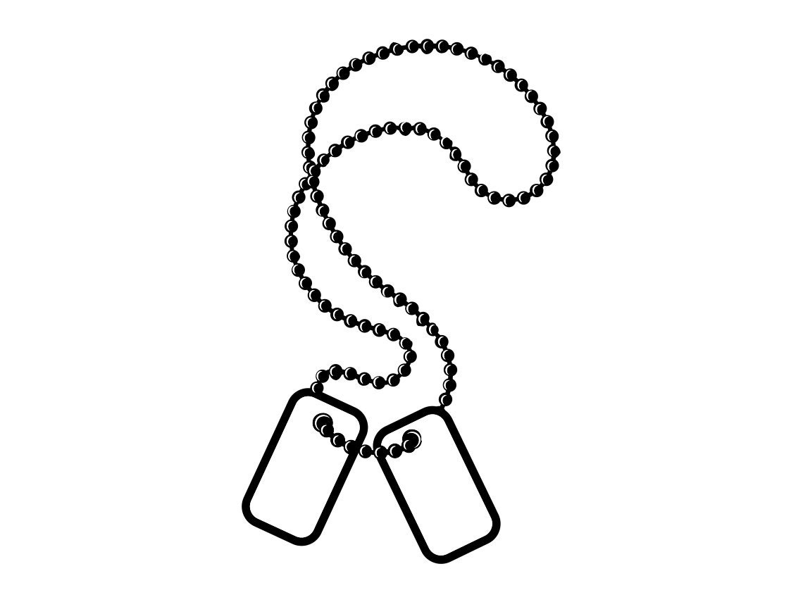 Dog Tags SVG, Military Svg, Soldier Svg, Dog Tags Clipart, Dog Tags ...