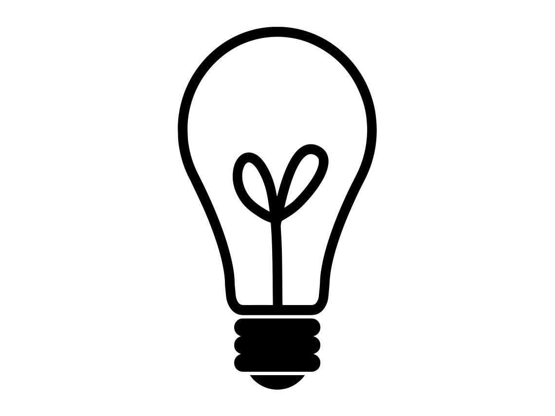 Light Bulb #5 SVG, Light Bulb Svg, Lightbulb SVG, Light Bulb Clipart ...