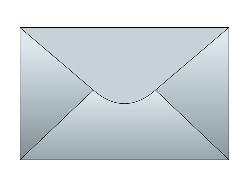 Envelope SVG, Envelope Clipart, Envelope Files for Cricut, Envelope Cut ...