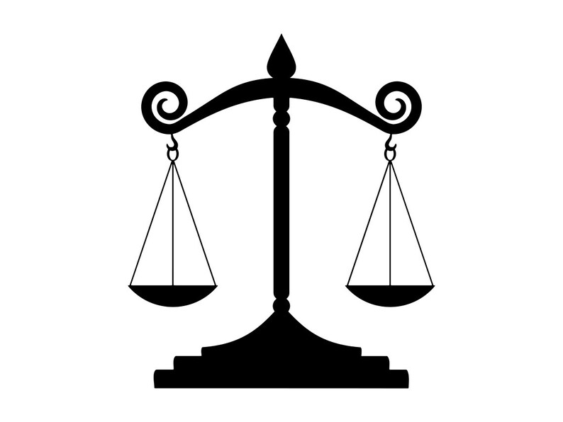 Scales of Justice 2 SVG Lawyer Svg Attorney Svg Law Svg - Etsy