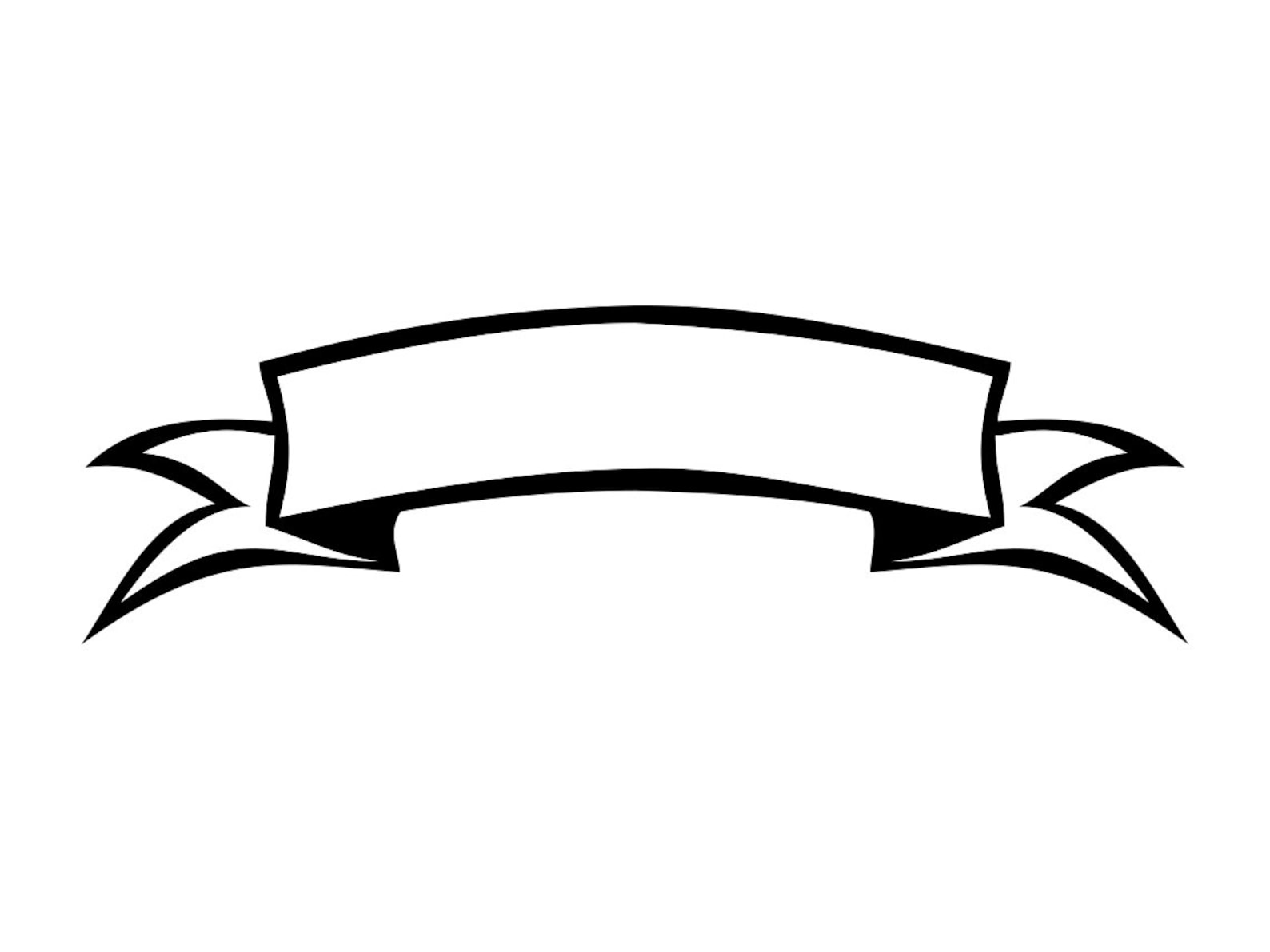 Banner #1 SVG, Banner Svg, Ribbon Svg, Label Svg, Scroll Svg, Banner Clipart, Banner Files for ...