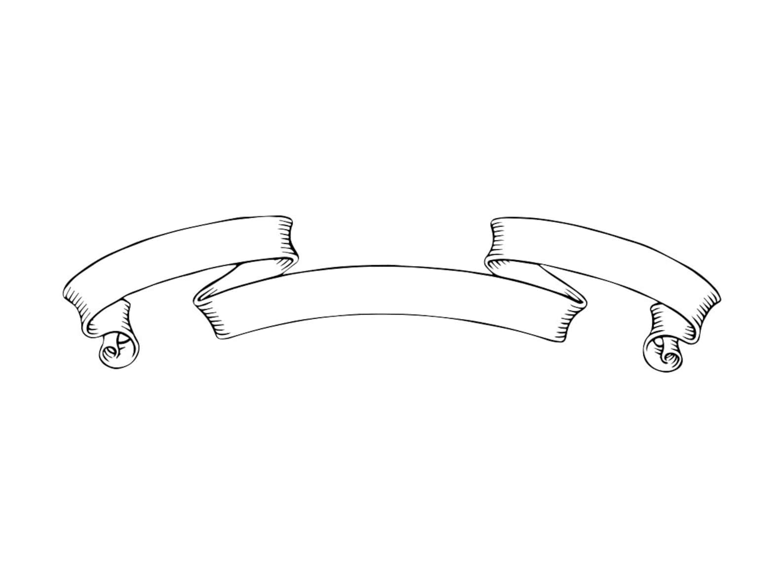 Banner Outline SVG #3, Banner Svg, Ribbon Svg, Label Svg, Banner ...