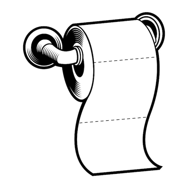 Toilet Paper Clipart - Etsy