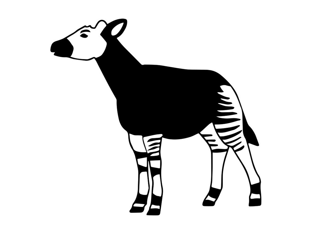 Okapi SVG Safari Svg Okapi Clipart Okapi Files for Cricut - Etsy Canada