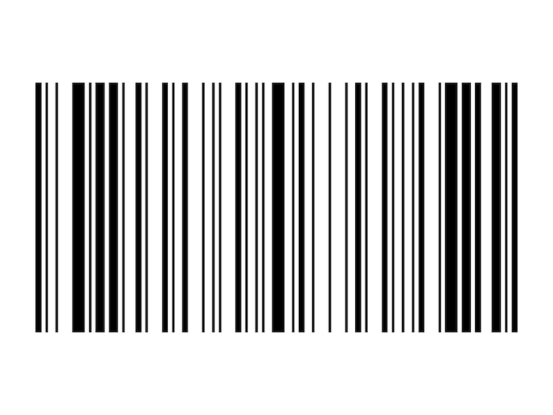 Bar Code 2 SVG, Bar Code SVG, Shopping Svg, Bar Code Clipart, Bar Code ...