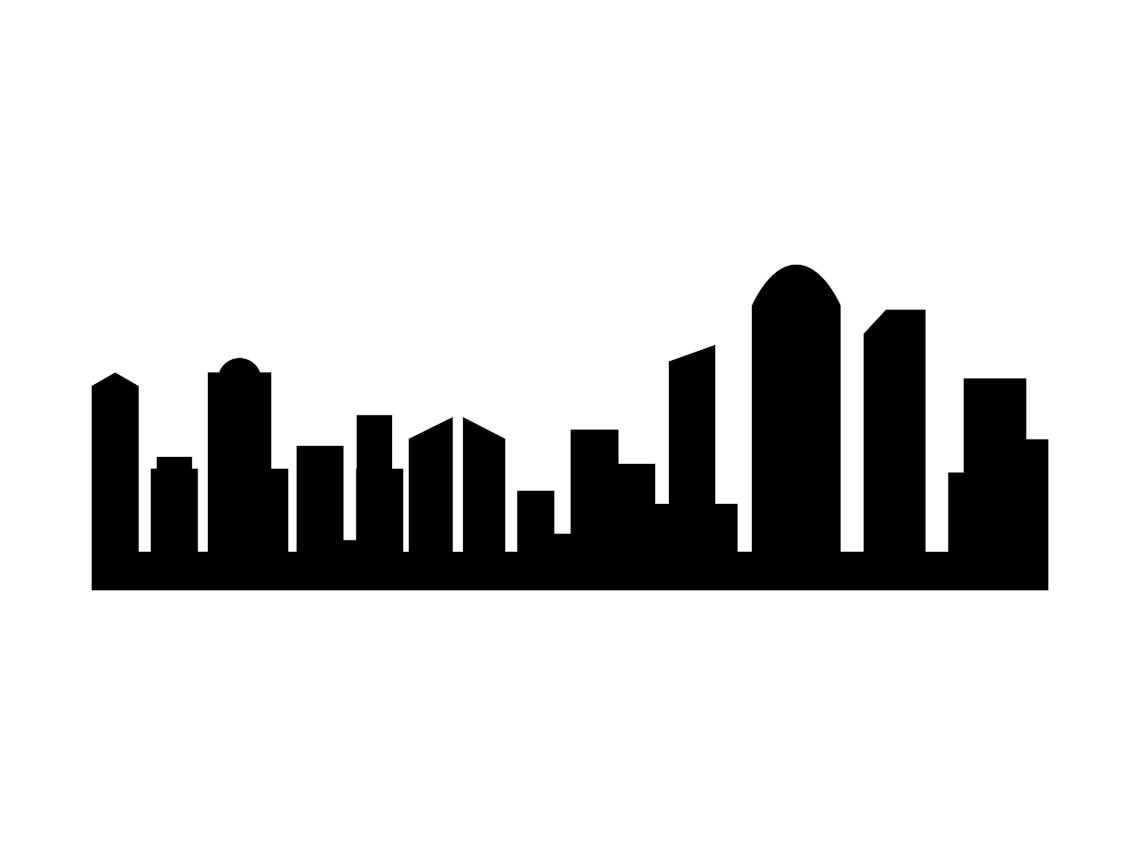 Skyline 4 SVG Skyline Svg City Svg Skyscraper Svg Skyline - Etsy