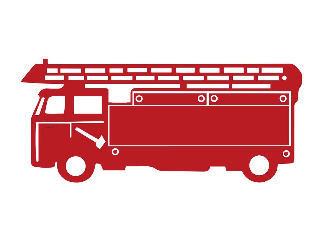 Fire Truck SVG, Fire Engine SVG, Fire Truck Clipart, Fire Truck Files ...