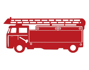 Fire Truck Dxf Files - Etsy